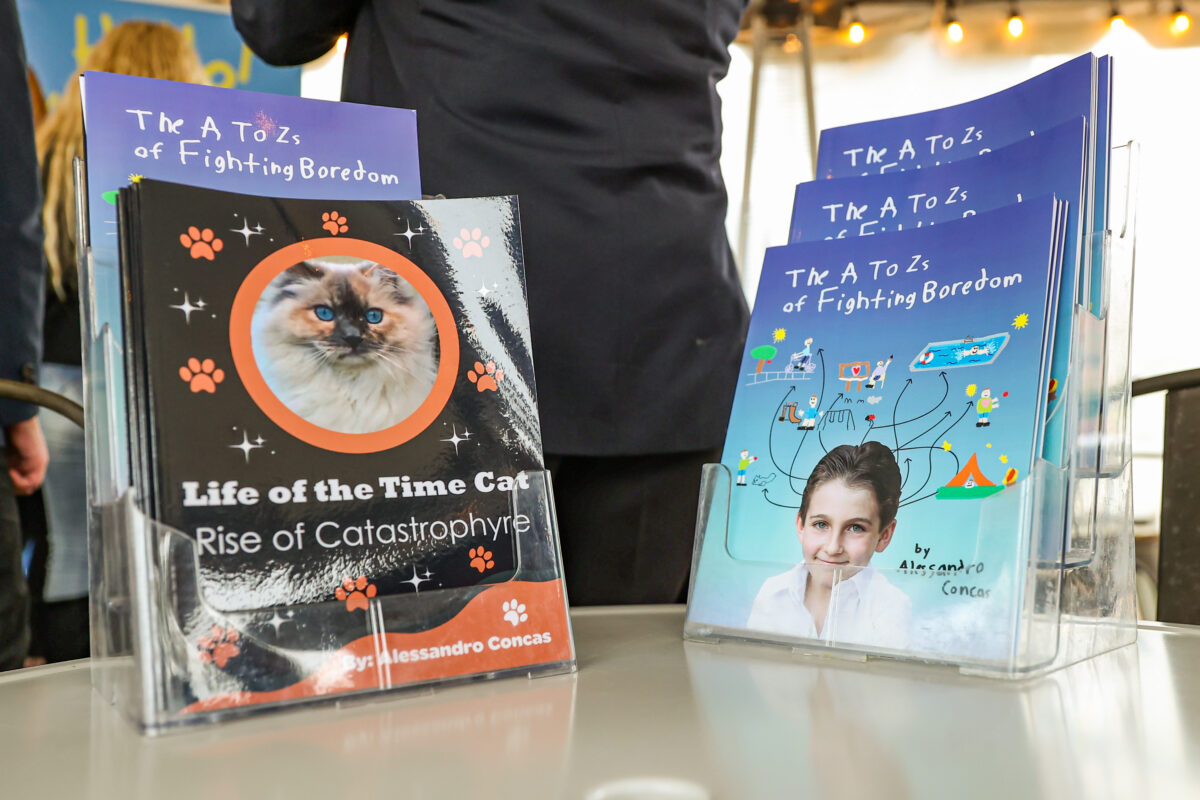 Local teen author holds book signing